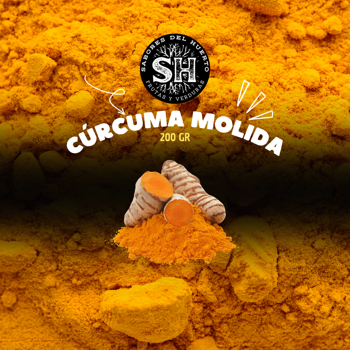 CÚRCUMA MOLIDA (200 gr) – Sabores del huerto